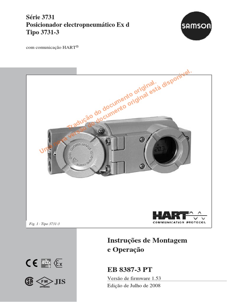Posicionador Samson 3731-3 em Português | PDF | Computação e Tecnologia ...