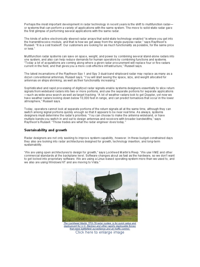 Conclusion | PDF | Radar | Computer Engineering