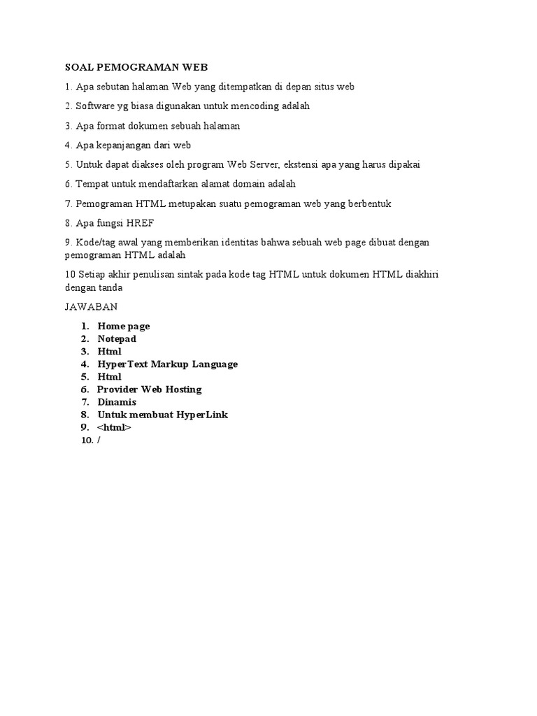 Web Programming Fundamentals | PDF