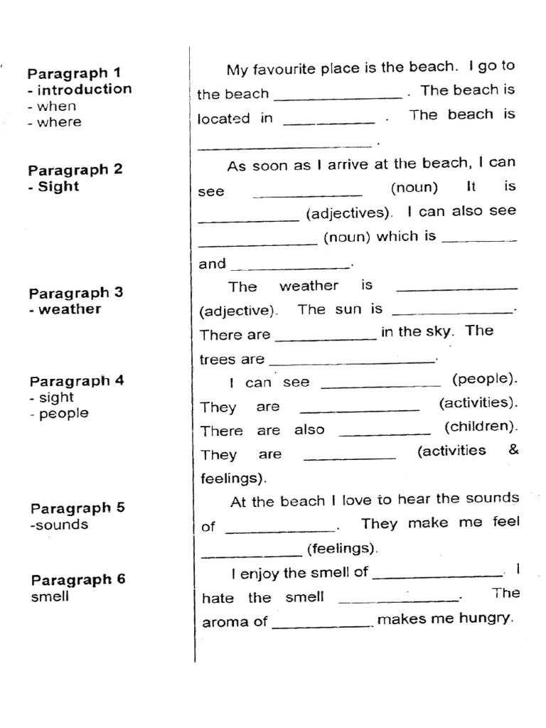 My Trip To The Beach | PDF