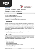 ASCIA Action Plan Anaphylaxis Anapen 2025 | PDF | Allergy | Medical ...