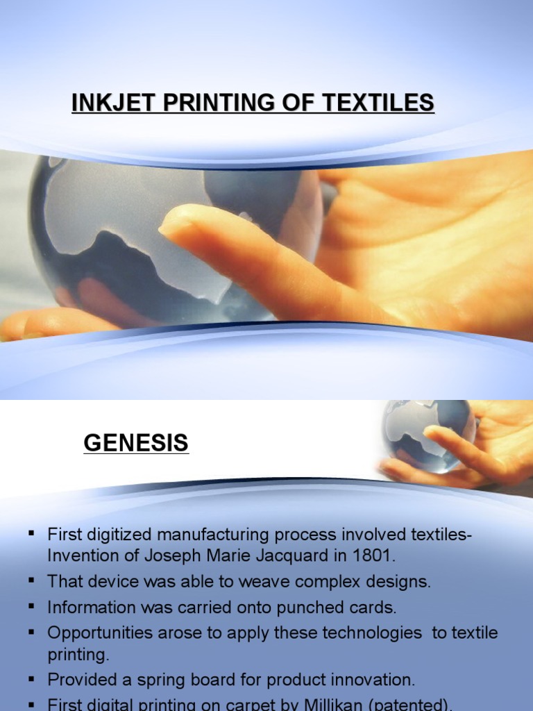 Inkjet Textile Printing Innovations | PDF | Dye | Piezoelectricity