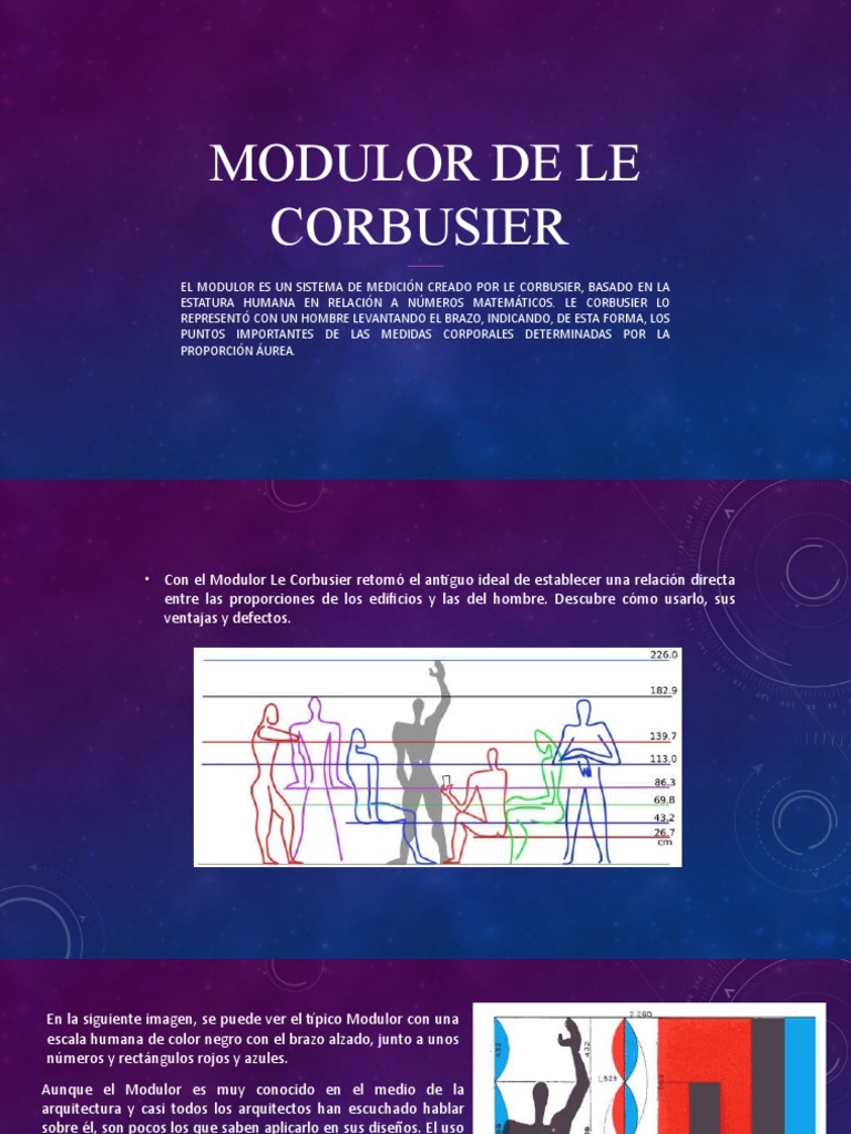 Modulor de Le Corbusier | PDF