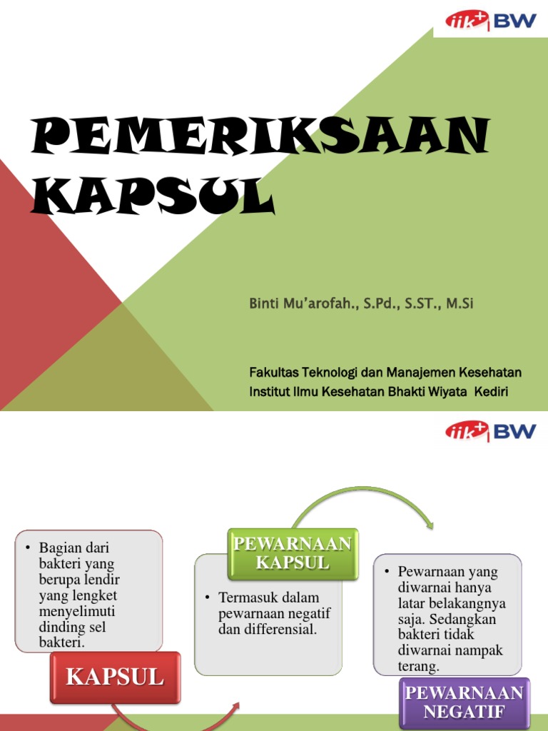 B. Pewarnaan Kapsul | PDF | Kesehatan Holistik