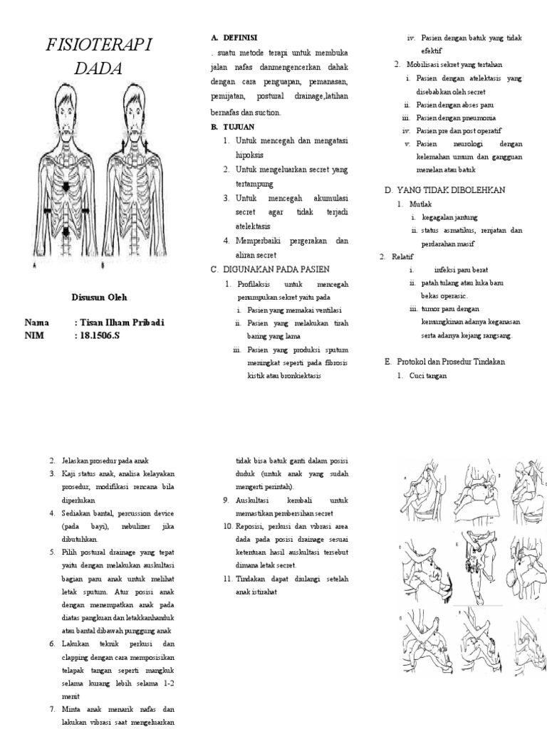 Leaflet Fisioterapi Dada | PDF