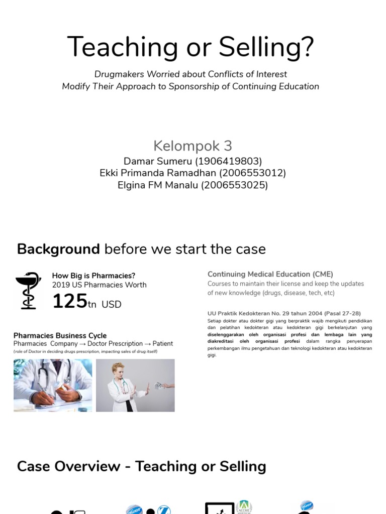 Teaching or Selling? | PDF | Business Ethics | Pharmacy