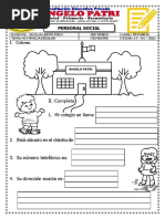 Ficha de Servidores de Mi Comunidad para Primero de Primaria | PDF ...