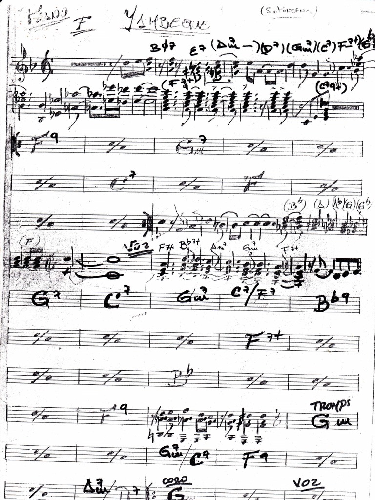 Yambeque Piano Pag 1 | PDF