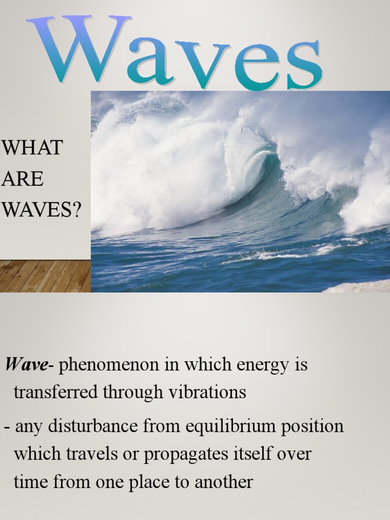 Waves | PDF | Transmission Medium | Waves