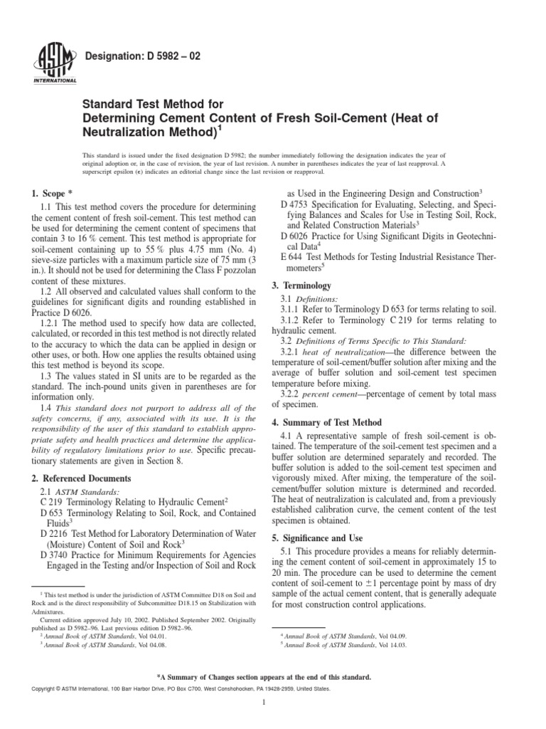 Astm D-5982 | PDF | Buffer Solution | Accuracy And Precision