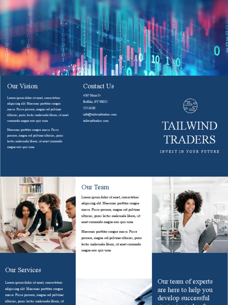 Tailwind Traders: Our Vision Contact Us | PDF