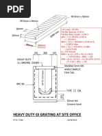 M Value Unit 1 Steel Grating: Weight Calculation of Grating | PDF ...