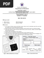 Performance Task in Science 7 | PDF | Rubric (Academic) | Concept