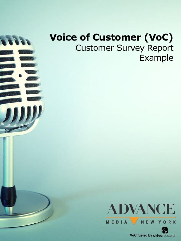 Voice of Customer VoC Report Example | PDF | Business | Communication