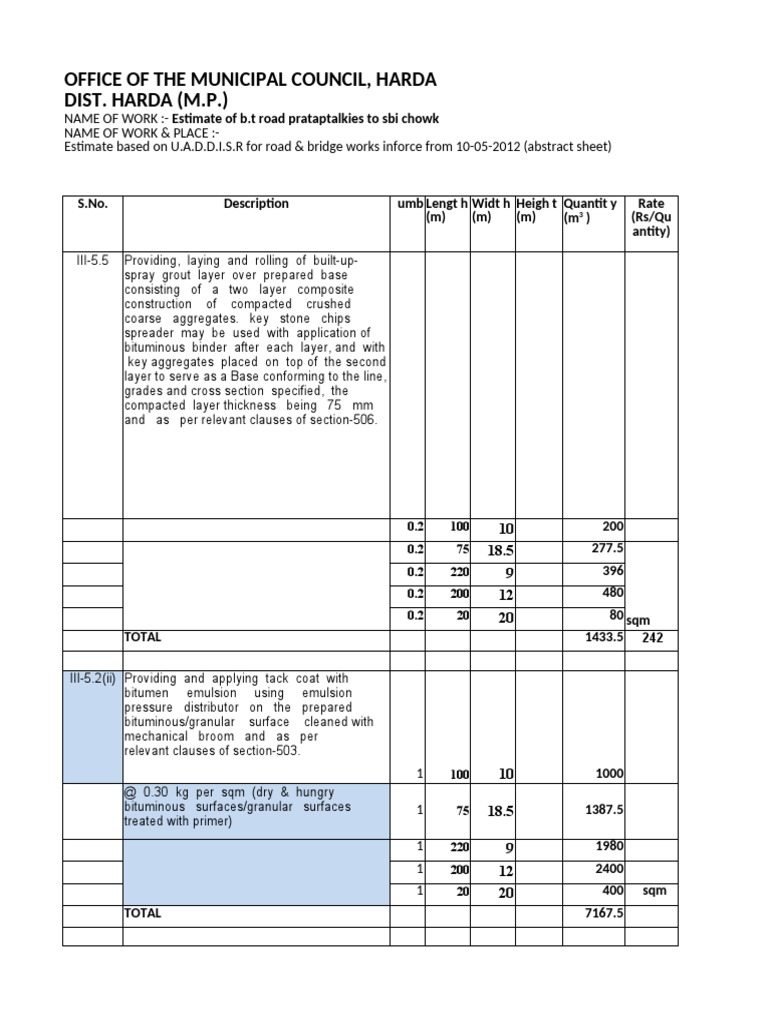BT Road | PDF | Asphalt | Road Surface