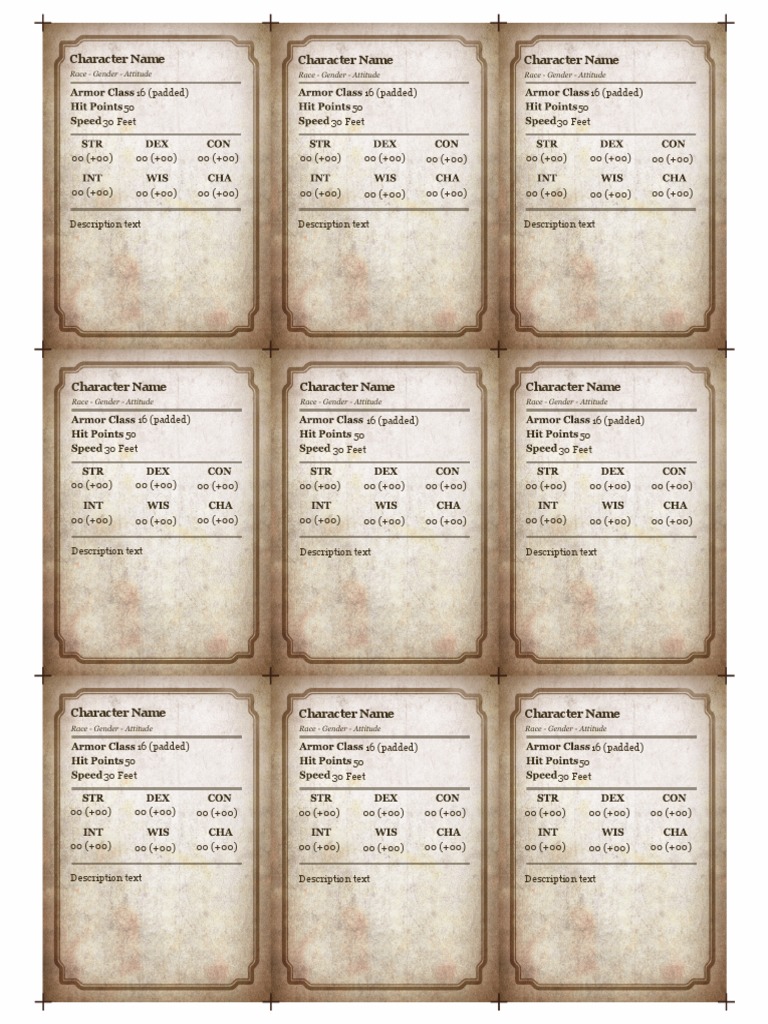 Stats Editable | PDF | Role Playing Games | Tabletop Games