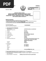 Borang Pingat 2025 Awam | PDF