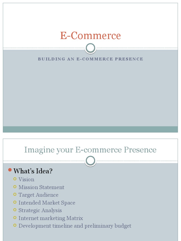 Ecom 3 PART2 CHAP 4 | PDF | E Commerce | Websites