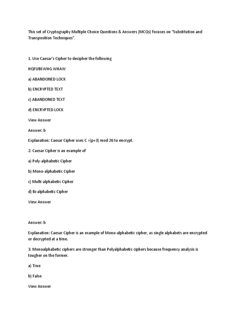 All Course Mcqs | PDF | Cryptography | Applied Mathematics