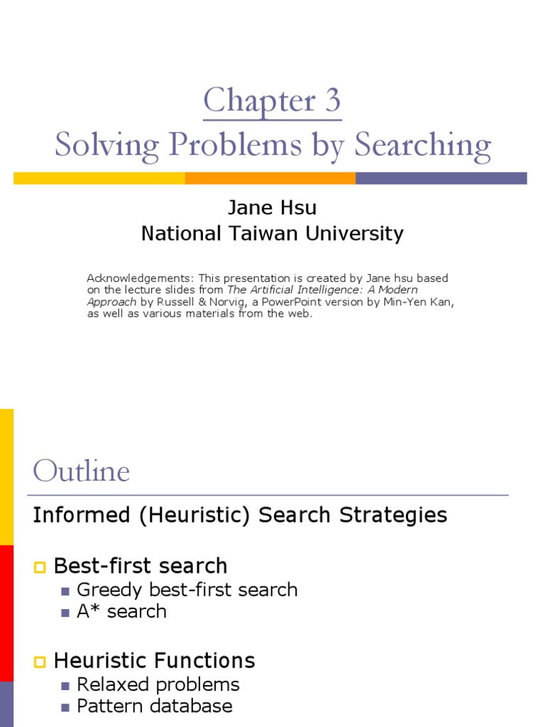 Chapter03b Informed Search | PDF | Algorithms And Data Structures | Theoretical Computer Science