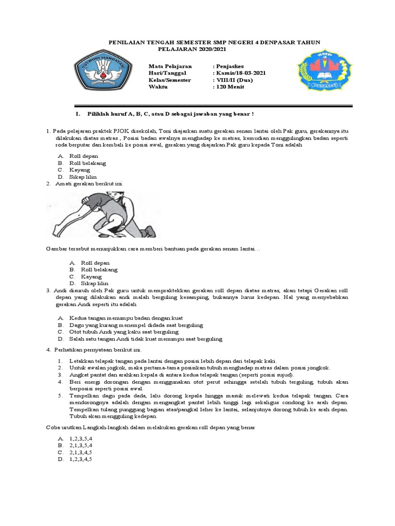 Soal PTS Pjok Kelas Viii Semester 2 | PDF