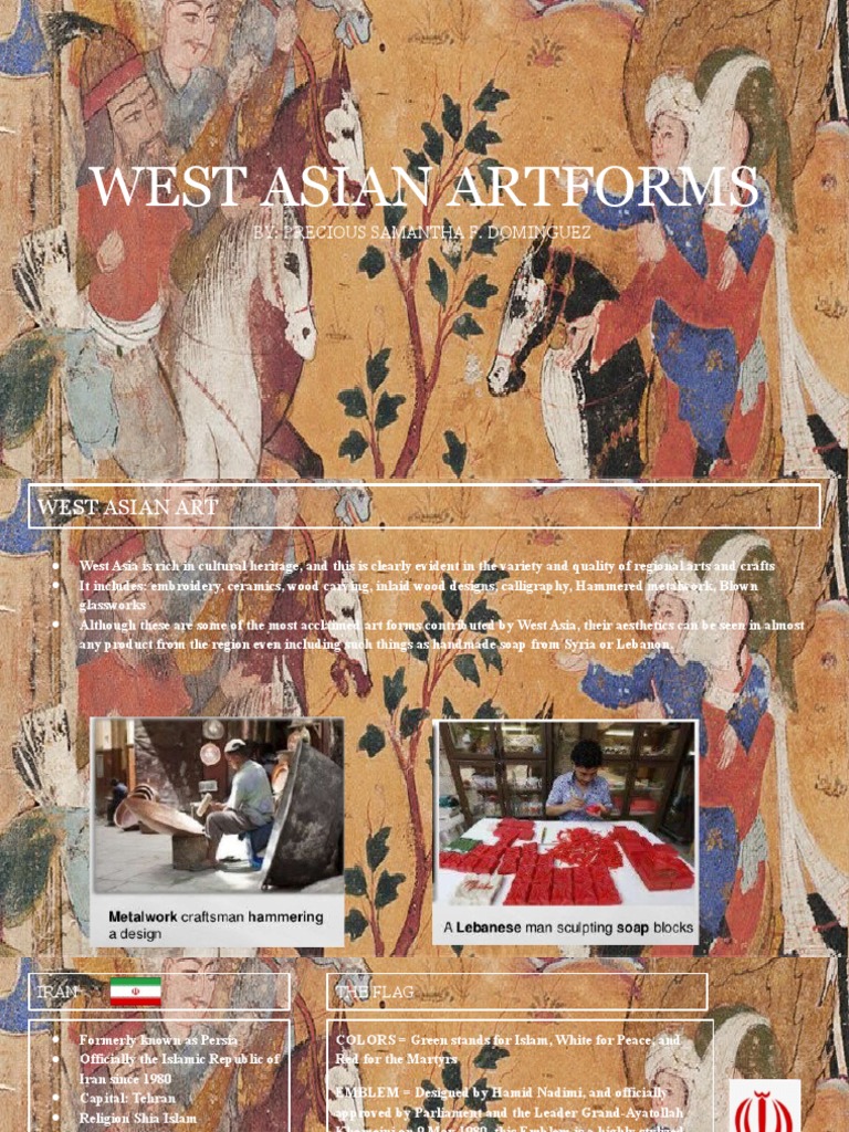 Slideshow of West Asian Art Forms | PDF | Carpet | Jewelry