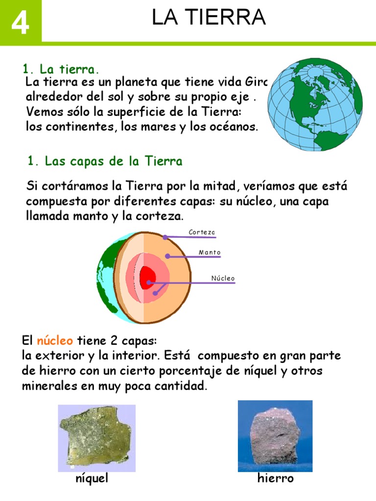La Tierra 5º Primaria Adaptado | PDF | Atmósfera | Tierra
