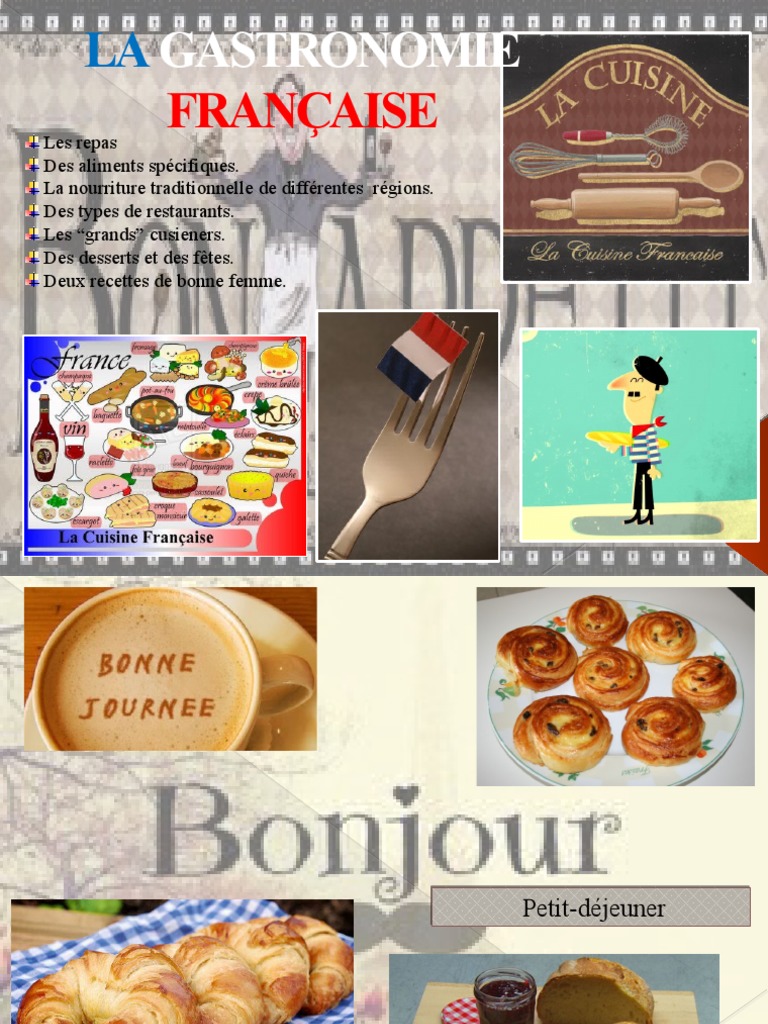 La Gastronomie Francaise | PDF | Cuisine française | Cuisine