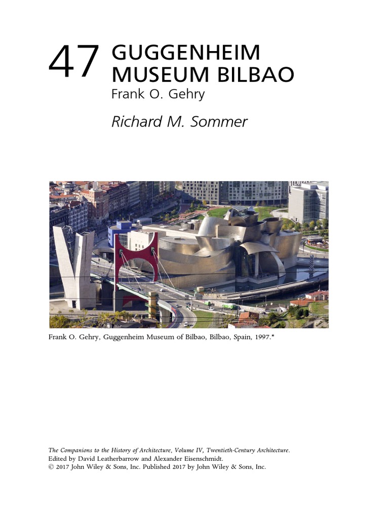 Bilbao Guggenheim: A Secular Cathedral of Art: Frank O. Gehry | PDF ...