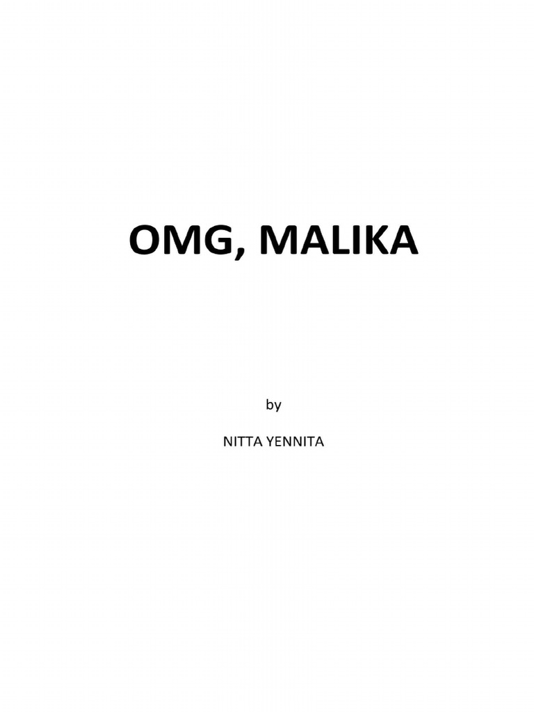(LY) OMG Malika - Nitta Yennita | PDF