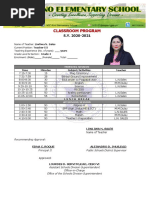 Grade 3 Class Program 2022-2023 | PDF | Schools | Learning