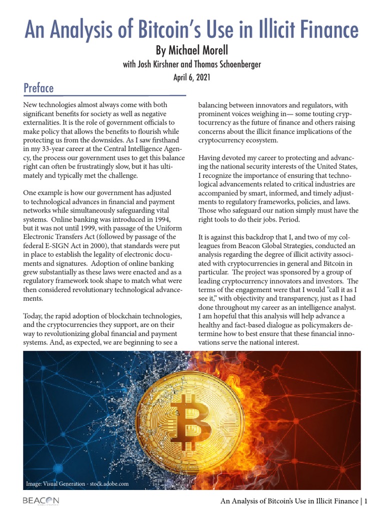 Bitcoin and Illicit Finance Analysis | PDF | Cryptocurrency | Bitcoin