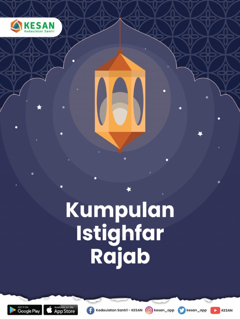 Kumpulan Istighfar Rajab Collection | PDF | Islamic Branches | Islamic ...