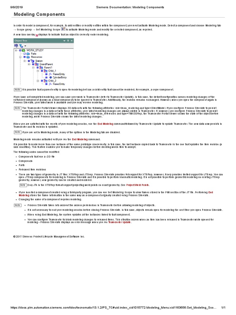 Siemens Documentation - Modeling Components | PDF | Computer Data ...
