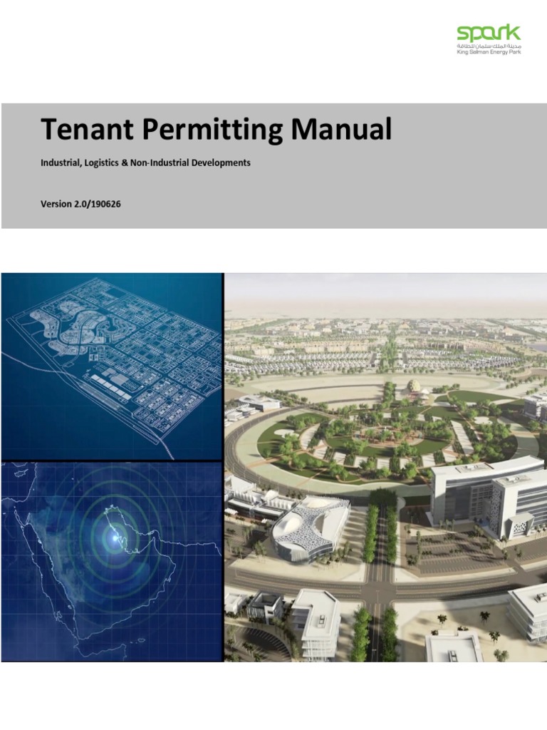 SPARK - Tenant Permitting Manual | PDF | Regulatory Compliance | Licensure