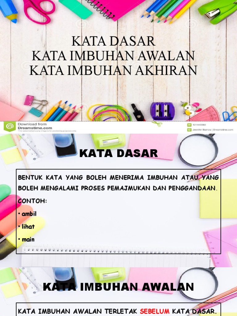 Kata Dasar & Imbuhan | PDF