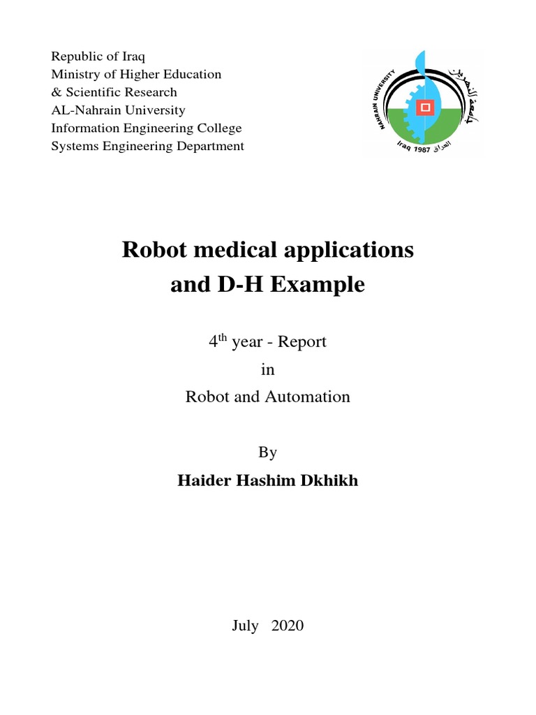 Robot Final Report | PDF | Robot | Robotics