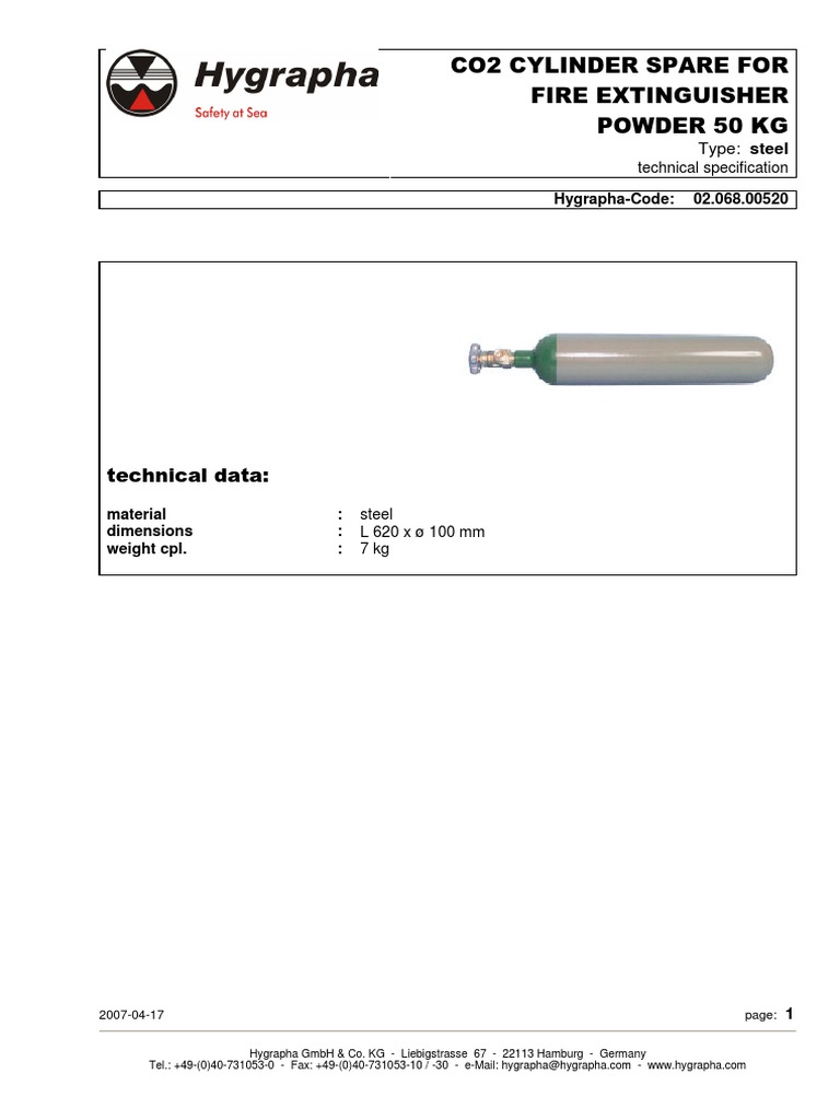 Equipment ''Hygrapha'' | PDF | Carbon Dioxide | Materials