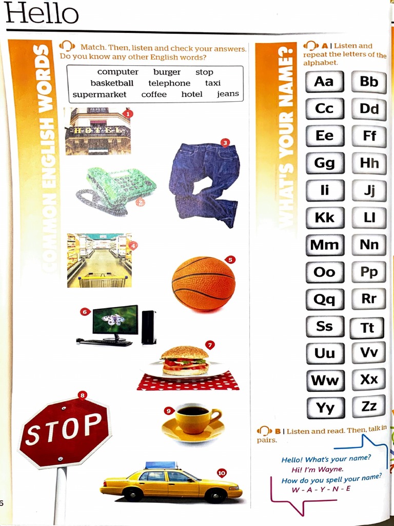 Class 2 English 1 | PDF | Stationery