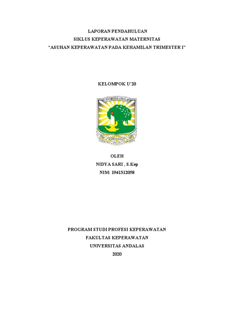 Salinan LP & LK ANC TM 1 - Nidya Sari - KLPK U'20 | PDF