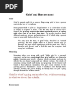 Grief Psychoeducation (Guide) - Therapist Aid | PDF | Grief | Major ...
