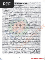 Hindustani Music Vocals Notes Class 12 | PDF