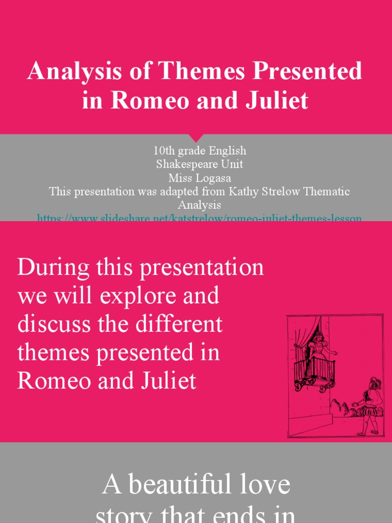 Themes in Romeo and Juliet | PDF | Romeo And Juliet | Characters In ...