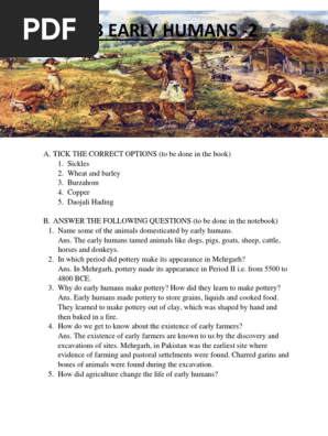 Early Humans Farming