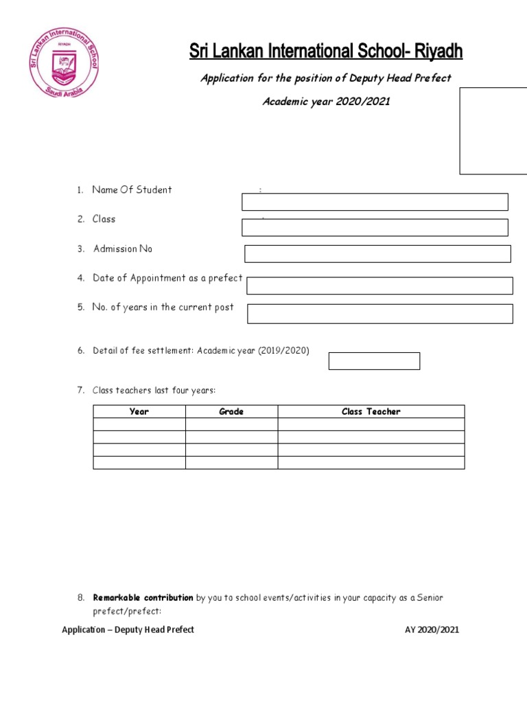 DHP Application Form | PDF