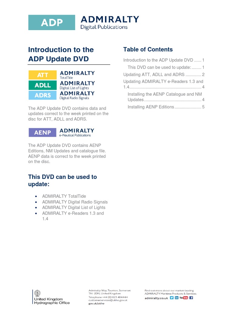 How To Use The ADP Updates and Software DVD | PDF | Dvd | Information Age