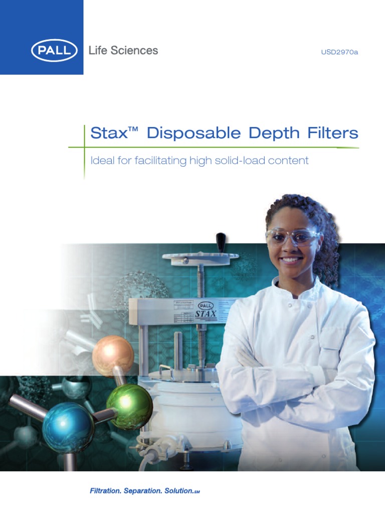 Stax Disposable Depth Filters: Ideal For Facilitating High Solid-Load ...