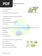 Question Bank 2 - Unit Wise MCQ SWM | PDF | Landfill | Hazardous Waste