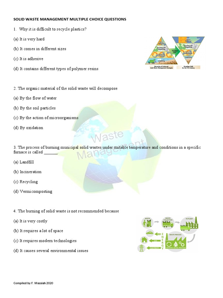 Unit 2 Mod 3 Solid Waste Management Questions | PDF | Waste Management ...
