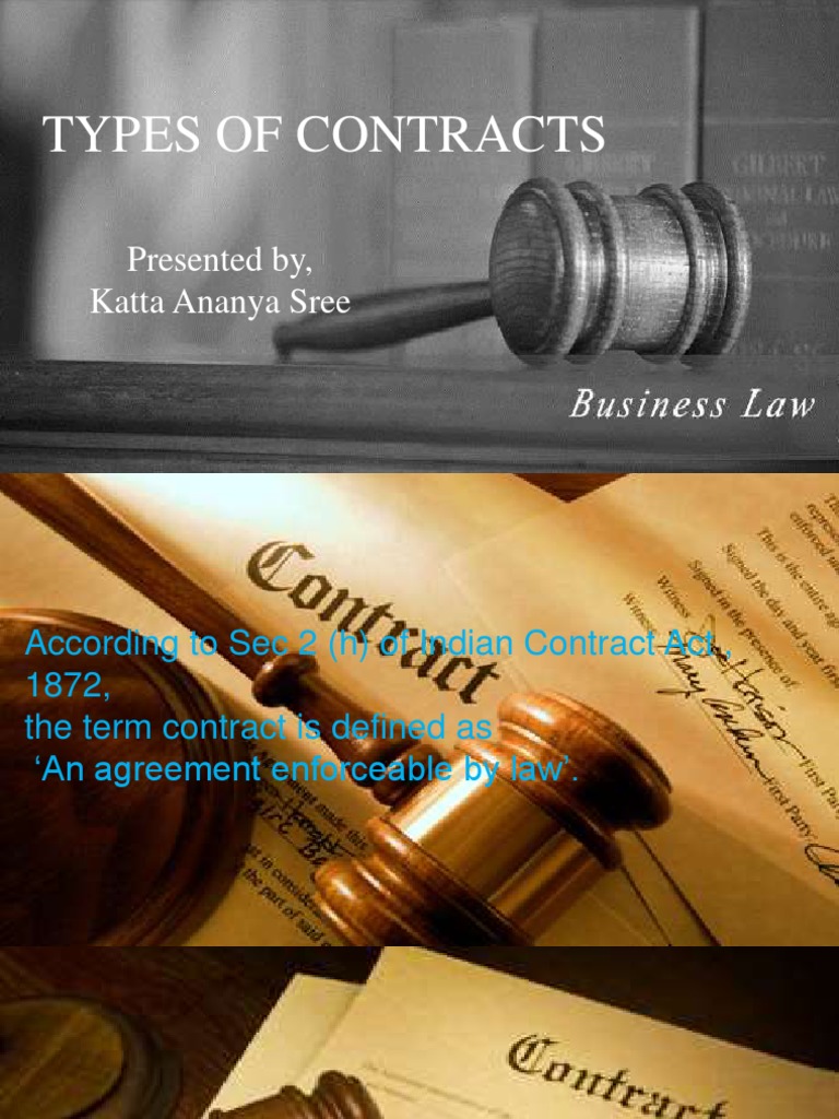 A Comprehensive Overview Of The Different Types Of Contracts Based On Formation Validity
